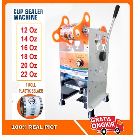 Jual Cup Sealer Mesin Press Gelas Plastik Minuman Omicko Oz Manual