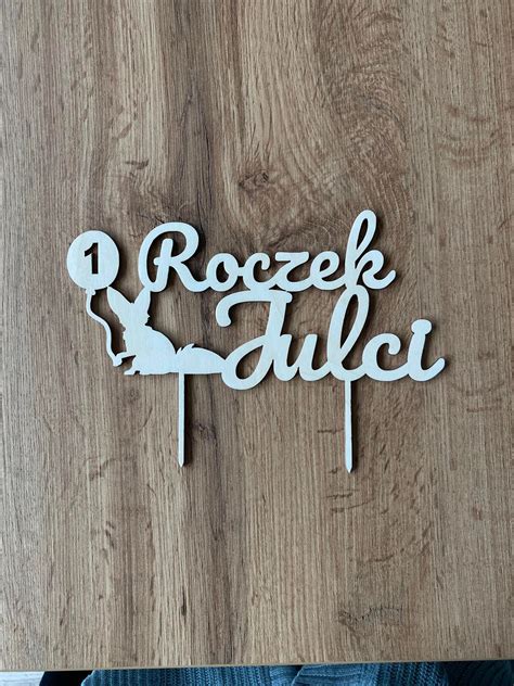 Topper na tort Roczek 2 Babi Kącik
