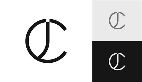 Letter CJ Initial Monogram Logo Design 28214322 Vector Art At Vecteezy