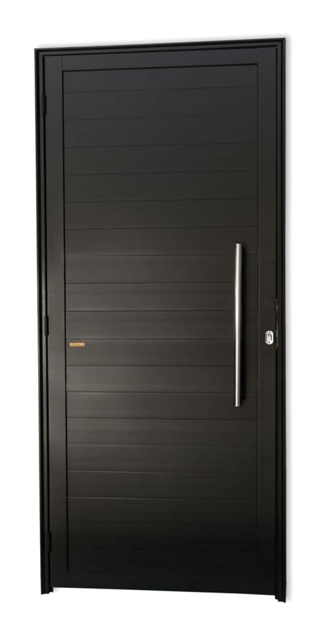 Porta de Alumínio Lambril c Puxador Linha Super 25 preto BRIMAK