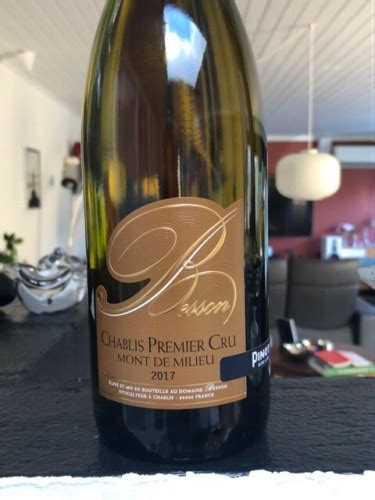 2017 Besson Chablis 1er Cru Mont De Milieu Vivino US