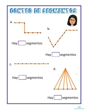 Conteo De Segmentos Ficha Interactiva Topworksheets