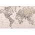 Adesivo Parede Painel Vintage Mapa Mundi Globo Vinílico Hall