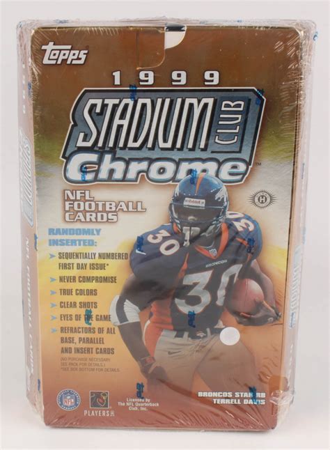 1991 Topps Stadium Club Chrome Football Box Set With 24 Packs