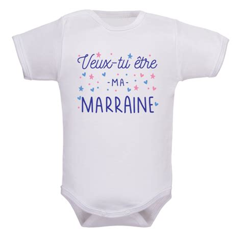 Body bébé veux être ma marraine le top de loriginalité