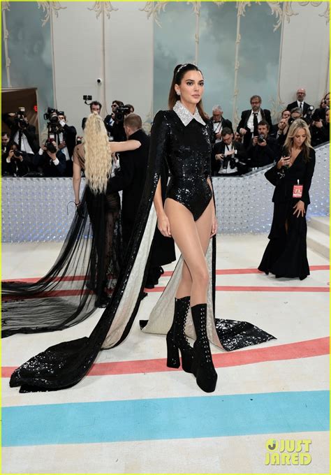 Kim Kardashian Kylie Kendall Jenner Hit The Met Gala 2023 Carpet