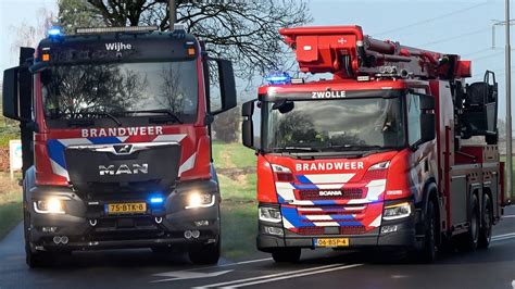 Primeur Brandweer Rijopleiding Ambulance Politie Met Spoed In