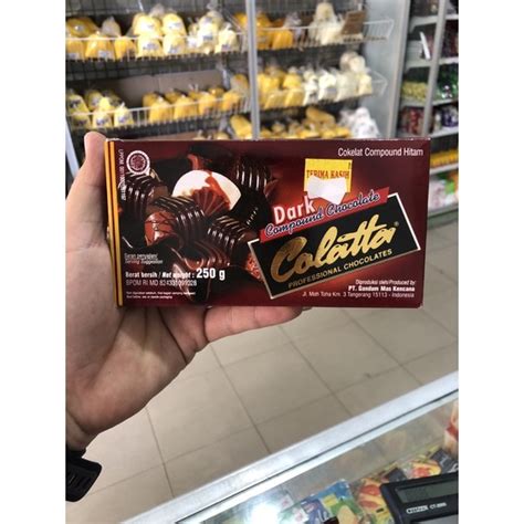 Jual Colatta Dark Compound Chocolate 250gr Cokelat Coklat Hitam