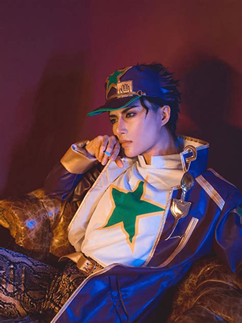 Anime JoJos Bizarre Adventure Stone Ocean Cosplay Kuujou Joutarou