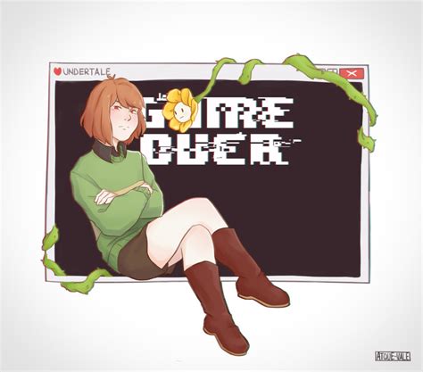Автор Chara Flowey Flowey the flower Undertale персонажи