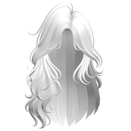 Natural Messy Anime Hair White Roblox