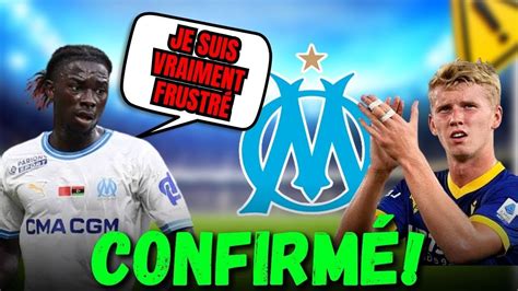 CONFIRMÉ MERCATO OMDERNIÈRES NOUVELLES DE L OLYMPIQUE DE MARSEILLE