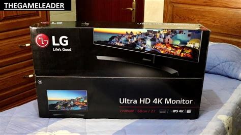 Lg Ud P Monitor Ultra Hd K Unboxing Youtube