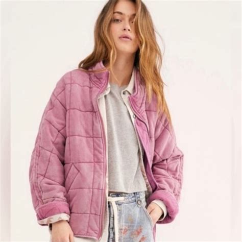 Free People Dolman Quilted Knit Jacket In Womens Quilted Jacket