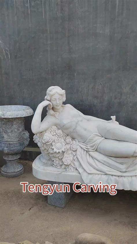 Indoor Beautiful Naked Woman Statue Antique Sexy Nude Lady Garden