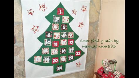 Cómo hacer un calendario de Adviento con patrones YouTube