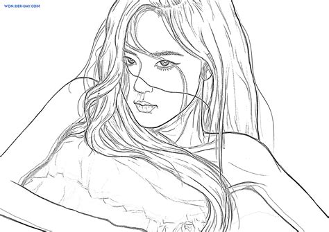 Coloriage Blackpink Coloriages gratuits à imprimer