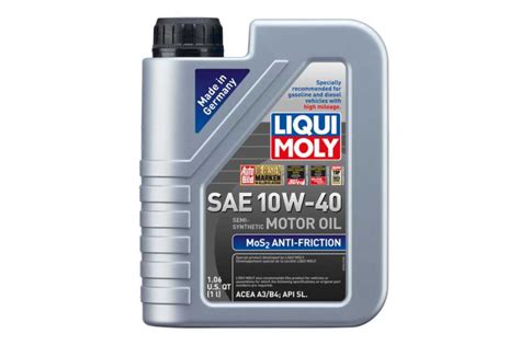 MoS2 Antifriction SAE 10W 40 LIQUI MOLY