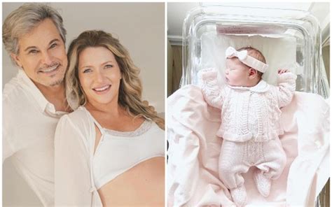 Edson Celulari E Karin Roepke Anunciam O Nascimento Da Filha Chiara