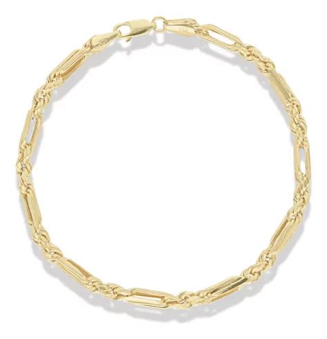Pulsera Pulso Esclava Oro K Torzal Figaro Mm Cm Italy Env O Gratis