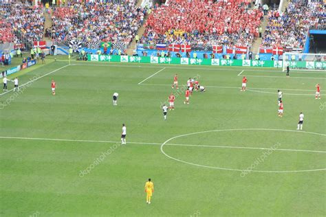 MOSCÚ RUSIA 26 de junio de 2018 el partido del Grupo C de la Copa