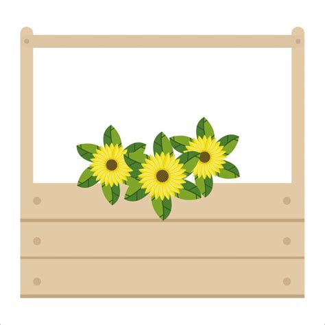 Illustration Du Tournesol Vecteur Premium
