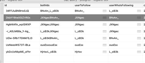 postgresql search for a list of users and check if they are also following you stack overflow