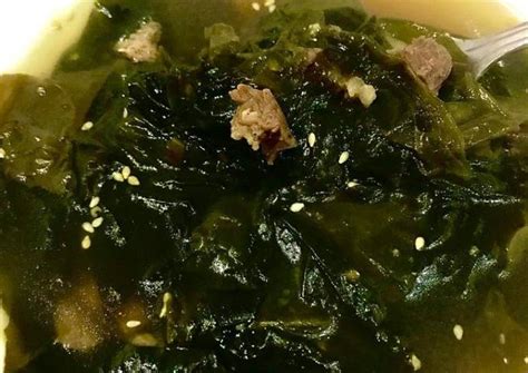 Resep Sup Rumput Laut Korea Miyeok Guk Oleh Nathalia Tj Cookpad