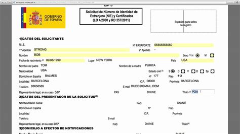 Formulario Solicitud Modelo Ex 17 Rellenar Consejos