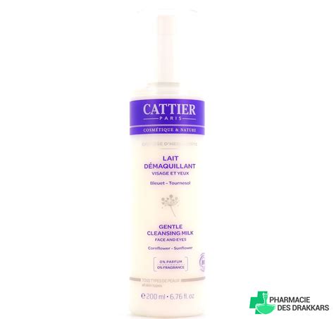 Cattier lait démaquillant visage et yeux Tous types de peau