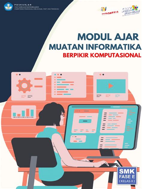 modul ajar informatika berfikir komputasional fase e pdf