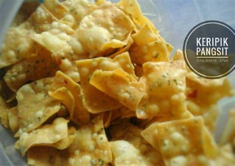 Resep Keripik Kerupuk Pangsit Oleh Dhy Cookpad