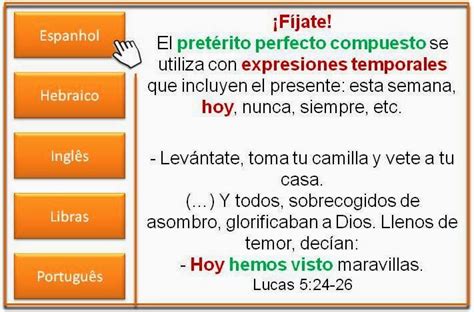 Curso de Espanhol Através da Bíblia Pretérito Perfecto Compuesto