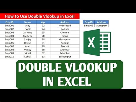 Double Vlookup In Excel Hindi How To Use Double VLookup In Excel In