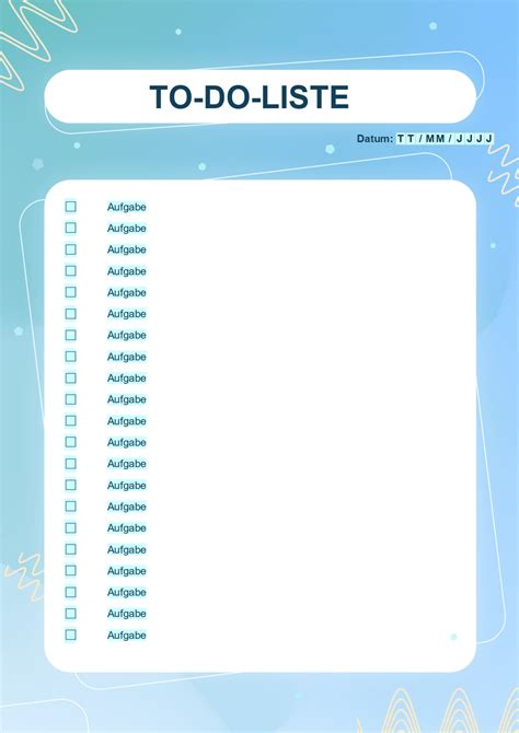 Vorlage Einer To Do Liste Onlyoffice