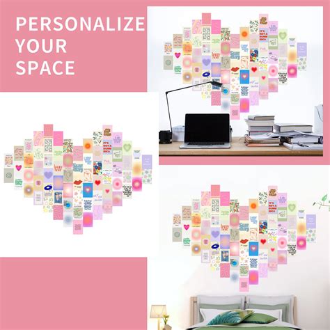 Buy Pink Wall Collage Kit Danish Pastel Pink Room Decor Aesthetic