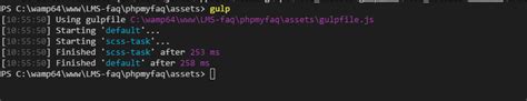 javascript se cierra script de gulp despues de finalizar stack overflow en español