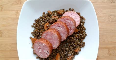 Les Crocs Du Loupinet Saucisse De Morteau Aux Lentilles