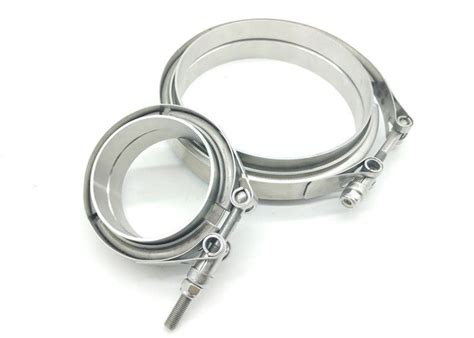 3 2 2mm Exhaust V Band Clamp Interlocking Flange Set