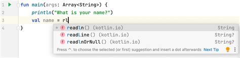 tutorial create your first kotlin application intellij idea documentation