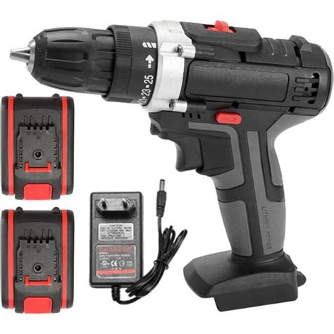 Perceuse sans fil 36 V 1450 rmp Tournevis électrique avec 2 batteries