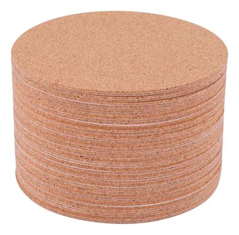 1 Posavasos De Corcho Tapetes De Corcho Hojas De Respaldo Meses Sin