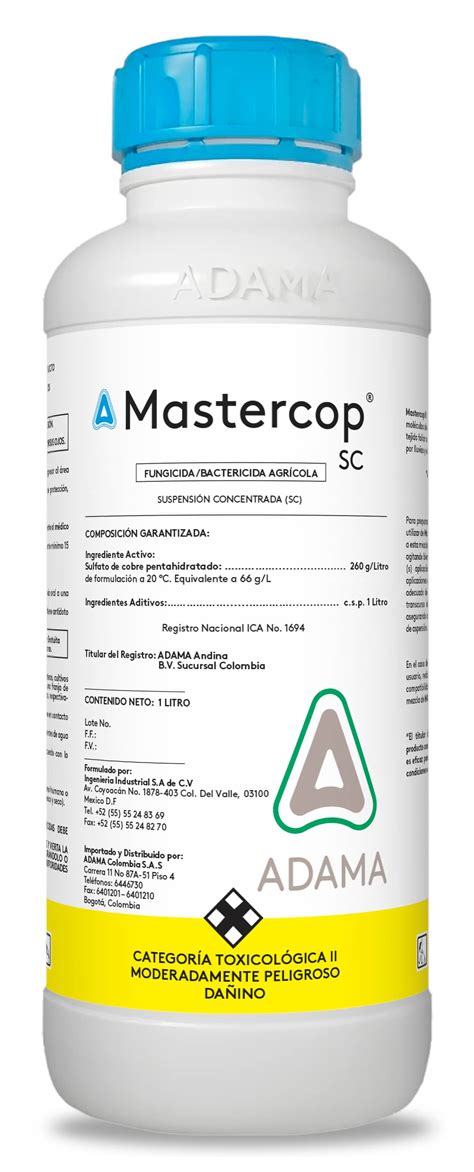 Fungicida Mastercop Sc X Lt Adama Croper