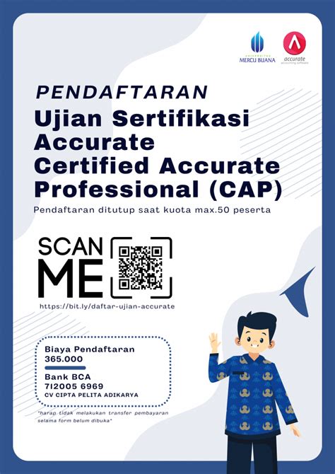 Pendaftaran Ujian Sertifikasi Accurate Certified Accurate Professional