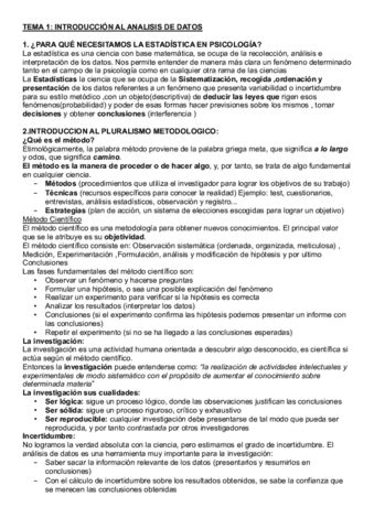 Tema Introduccion Al Analisis De Datos Pdf