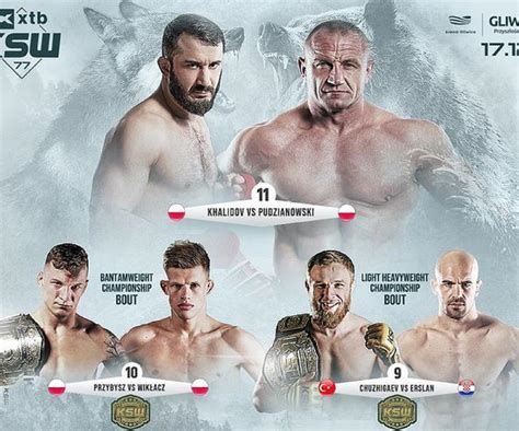 KSW 77 KOLEJNOŚĆ WALK KSW 77 KARTA WALK kto walczy na gali XTB KSW 77