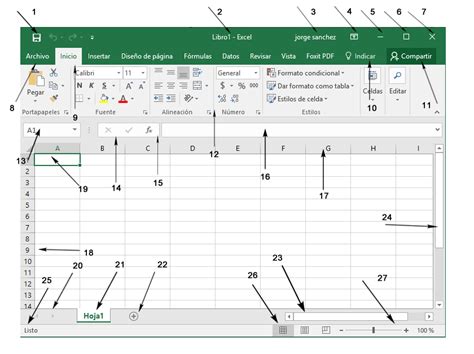 Partes De Excel Y Sus Funciones XIli