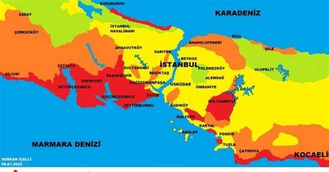 İSTANBUL DEPREM RİSK HARİTASI 2023 Naci Görür den kritik uyarı