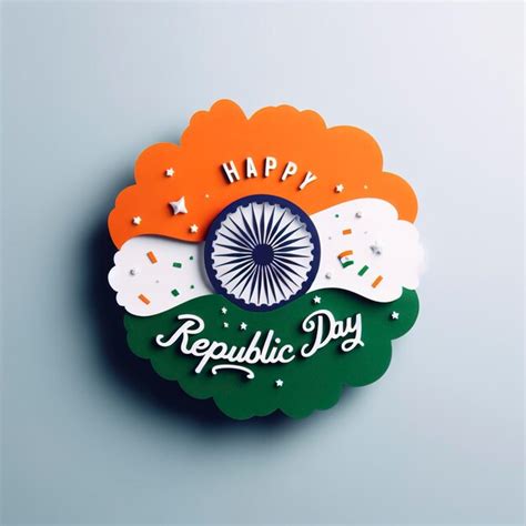 Premium Photo Happy Republic Day 26th January