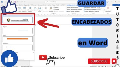 Como Guardar ENCABEZADOS En Word YouTube